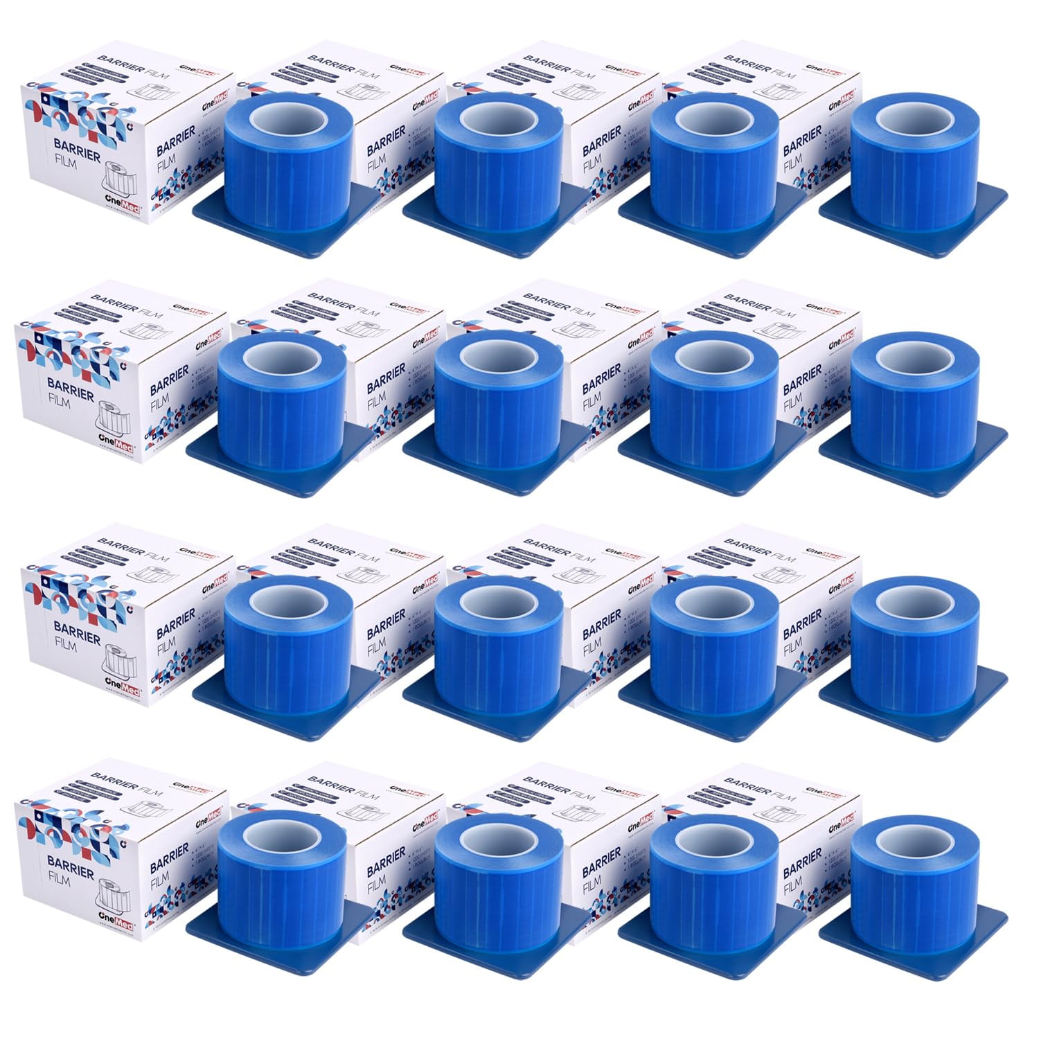 OneMed Dental Barrier Film Roll 4" x 6" Disposable Dental Barrier Tape ...
