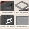 2 Pack Stackable Hat Storage for Baseball Caps, Holds 28 Caps - Closet ...