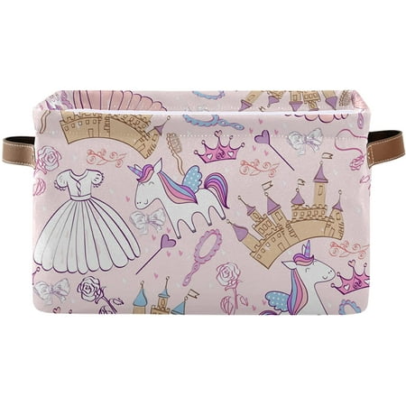 OREZI Rectangular Storage Bins with Handles,Collapsible (Princess Dress ...