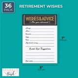 Bulk Pack of 36 High-Quality Retirement Advice and Wishes Cards ...