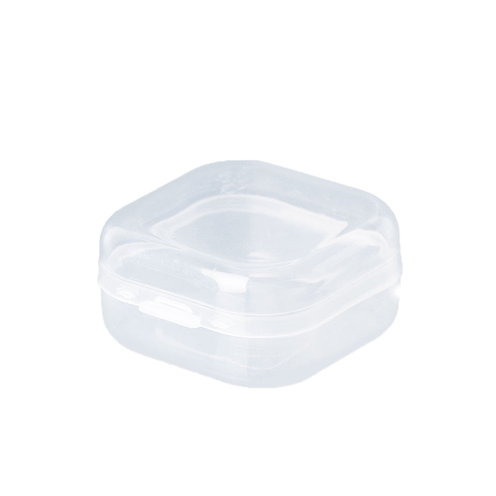 Square Transparent Plastic Jewelry Storage Boxes Beads Crafts Case ...