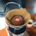600 Count Cone #4, Natural Brown Paper Cone Shaped for Pour Over and ...