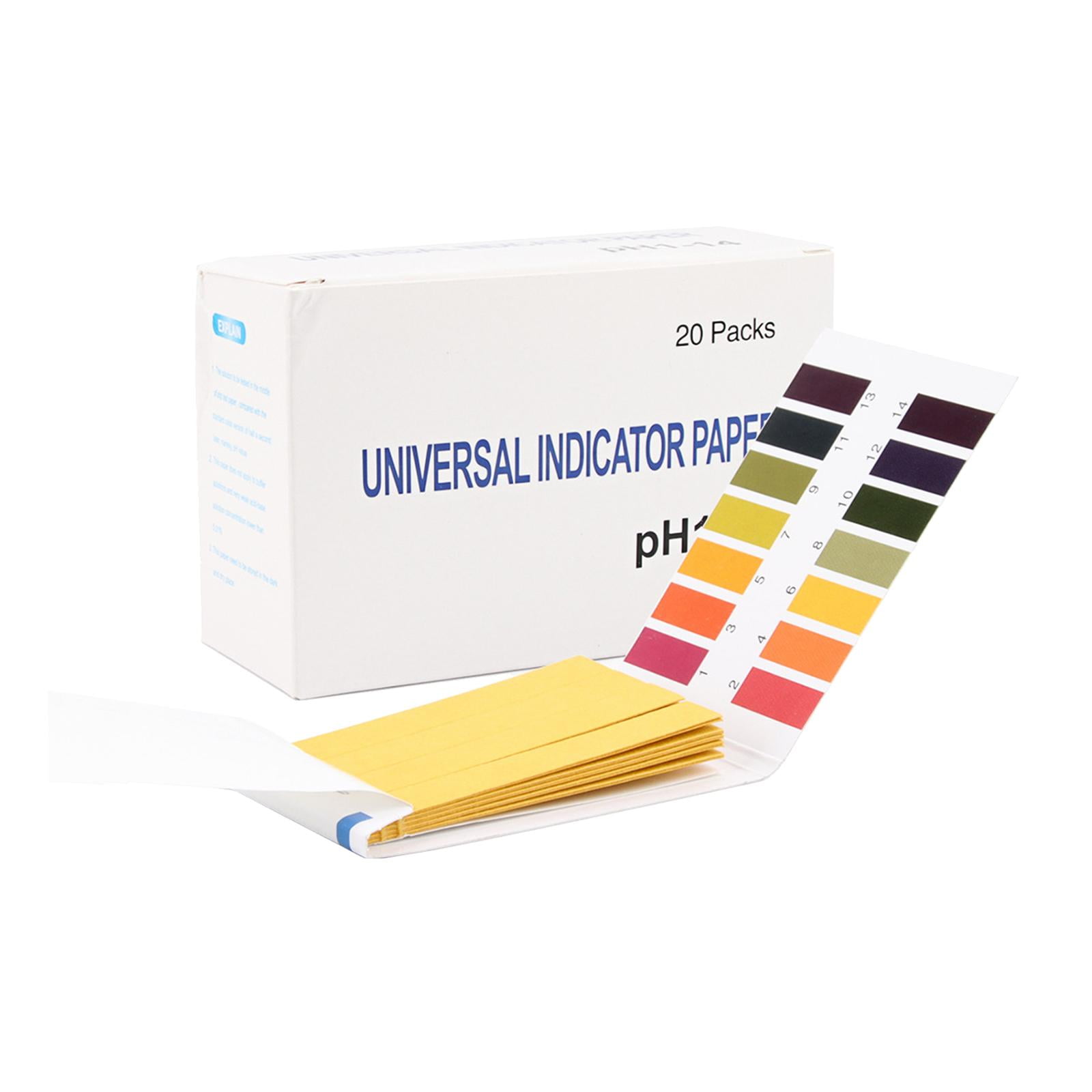 20 Pack Full Range pH 1-14 Test Paper Universal Litmus Testing ...