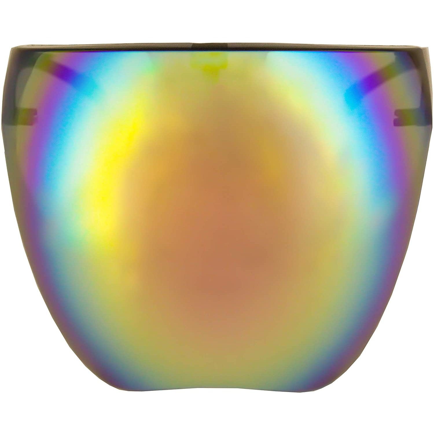 Futuristic Face Shield Mirrored Visor Sunglasses - Walmart.com