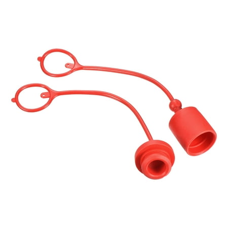 Uxcell 3/4 PVC Male Female Hydraulic Quick Coupling Dust Cap and Plug ...