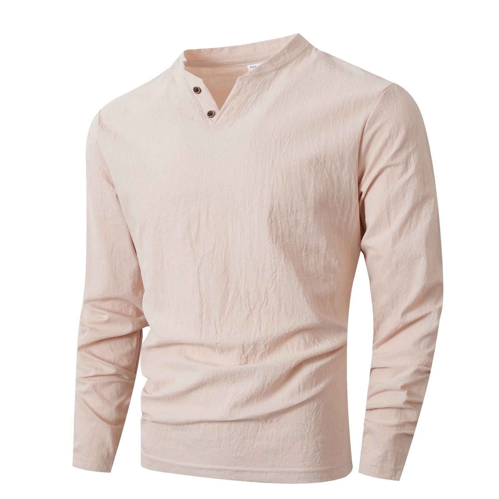 Click here for Lnwuy Mens Fall Long Sleeve Henley Shirts Cotton B... prices