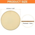 Uxcell 200Pack 10mm(0.39inch) Unfinished Wooden Circles Blank Round ...