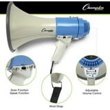 Champion Sports Megaphone with Siren, Handheld Microphone, Shoulder ...