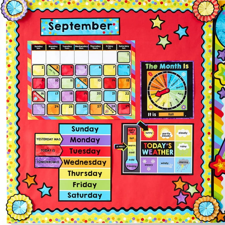 Classroom Organization Set Carson Dellosa Happy Place 139-Piece ...