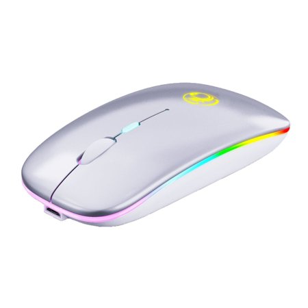 Wireless Mouse Computer Mouse RGB Mouse Gamer USB Rechargeable Silent ...