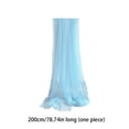 Wedding Arch Curtain Sheer Chiffon Backdrop Drapery • Elegant Polyester ...
