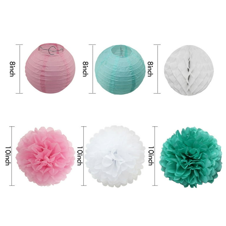 How To Make Round Tissue Paper Lanterns