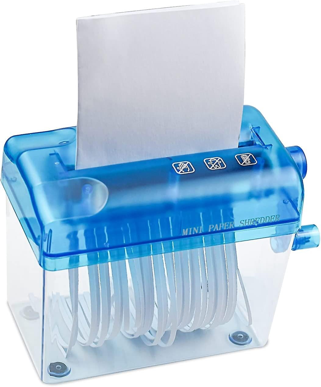Trituradora manual CHAO para papel portátil Azul | Walmart en línea