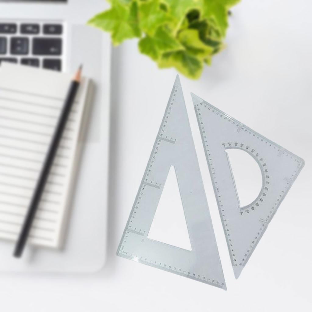 30/60 45/90 Degrees Geometry Triangle Ruler Drawing Drafting s ...