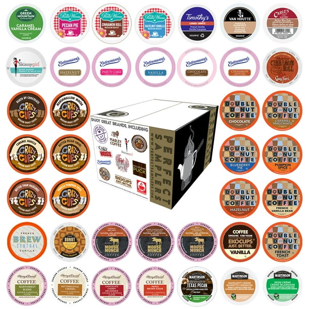 Perfect Samplers Flavored Coffee Single Serve Cups Variety Pack Sampler ...