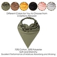 6 Pack Hair Scarf Headbands E Dack Colors Elastic Boho Triangle ...
