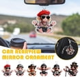 Cute Monkey 2D Acrylic Car Pendant, 3.15 Inch Length, Lightweight ...