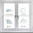 1 Set Weather Pattern Shape Waterproof PVC Laser Adhesive Stickers ...
