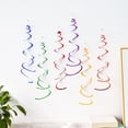 Homerr Spiral Pendant Party Streamers Foil Party Decorations Spiral ...