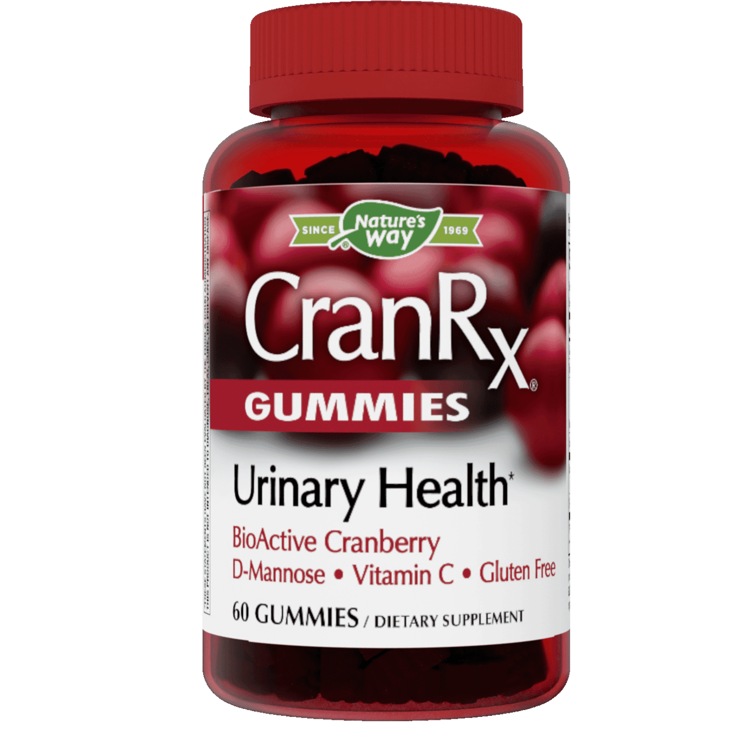 Nature's Way CranRx, Urinary Health, Cranberry, D-Mannose, 60 Gummies ...