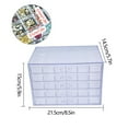 Miumaeov 5 Layers 120 Grids Transparent Nail Art Supplies Storage Box ...