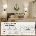Battery Operated Wall Sconces with Remote Control, Wall Sconces Set of ...
