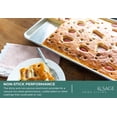 4 Pack Cookie Sheet Aluminum Half Baking Pan, Commercial Quality Heavy ...