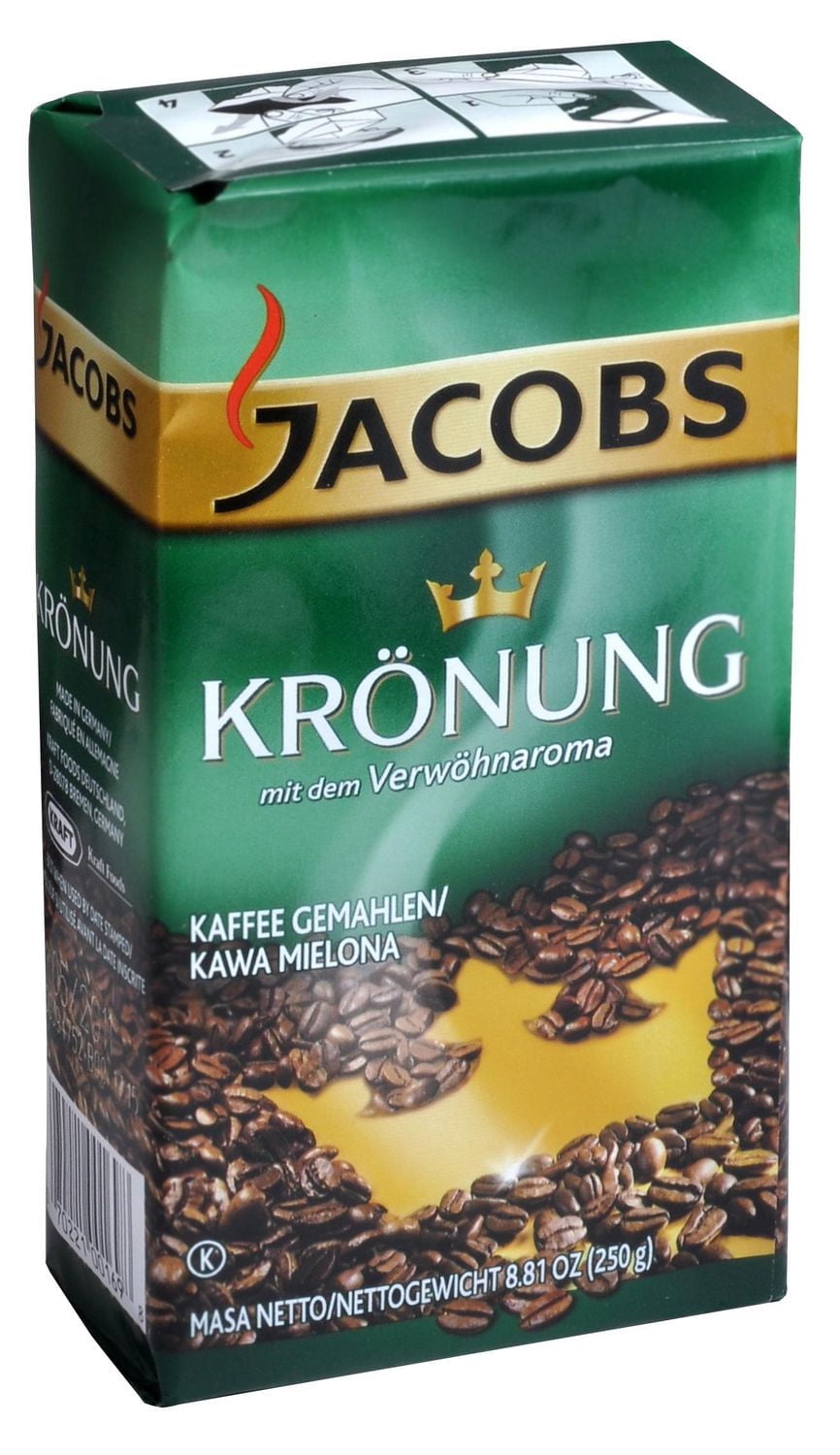 Jacobs Kronung Coffee 250g, Jacobs filter coffee. - Walmart.ca