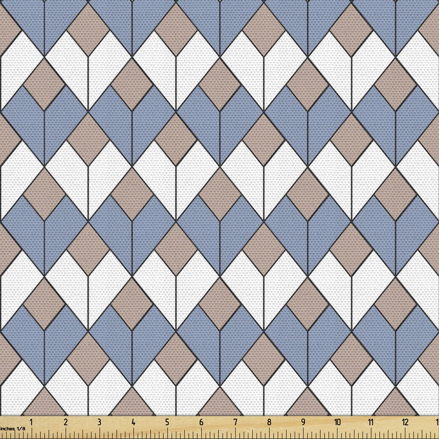 Geometric Upholstery Fabric by the Yard, Modern Nested Repeating ...