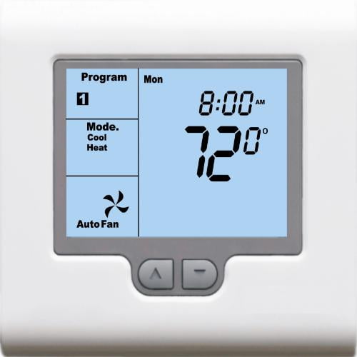 Jackson Systems T-32-P - Programmable 3H/2C Thermostat - Walmart.com