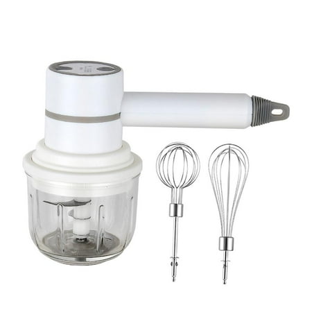 Electric Handheld Meat Mixer Egg Blender Beaters Helper White - Walmart.ca