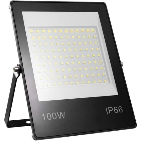 SICED 100W Outdoor LED Flood Light Yinet-EU 10000LM Security Super High ...