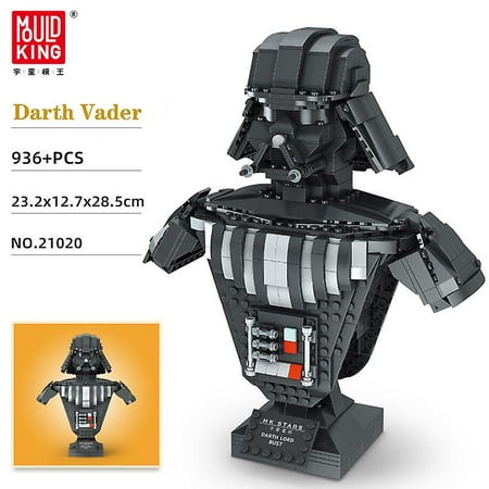 Star Wars Building Block Stormtrooper Darth Vader Mandalorian Busts ...