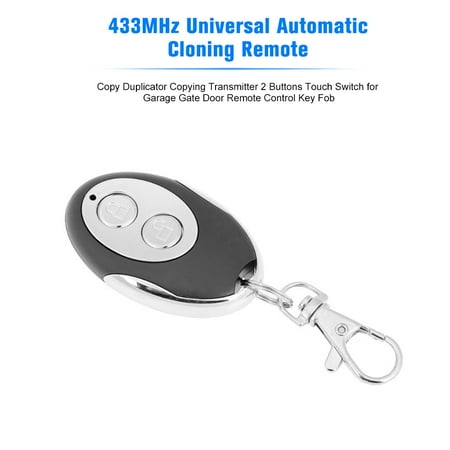 433MHz Universal Automatic Cloning Remote Control Copy Duplicator Copying 2 Buttons Touch Switch ...