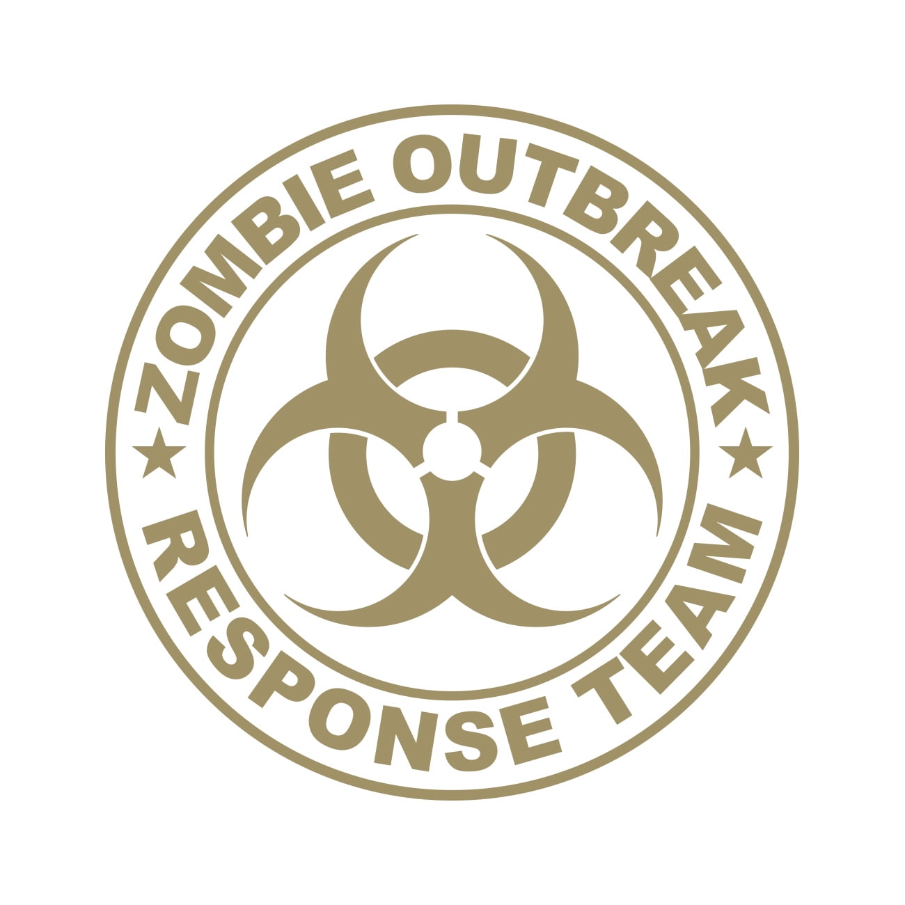 Zombie Outbreak Response Team Sticker Decal Die Cut - Self Adhesive ...