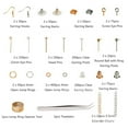 GENEMA Earring Making Supplies Kit 2418pcs Earring Repair Parts Earring ...