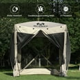 MCombo Easy Pop Up Gazebo Tent, 4-Sided Portable Outdoor Shelter for ...