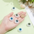 6Pcs 3 Colors Half Round Acrylic Craft Eyes Hollow Eyeballs DIY Making ...