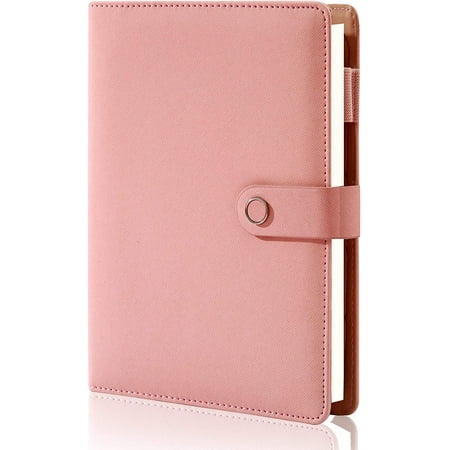 Spiral Leather Journal Writing Notebook, 6 Ring Binder Refillable Diary ...