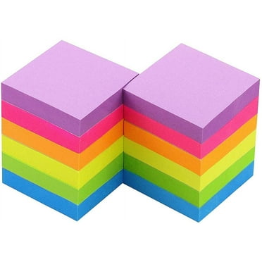 Uxcell 2.7" x 2.7" Flower Shape Sticky Notes, Cute Self-Stick Memo Pads ...