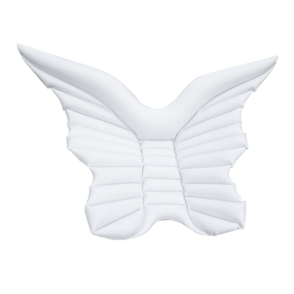 Inflatable Angel Wings Swimming Pool Float Lounger Toy with Rapid ...