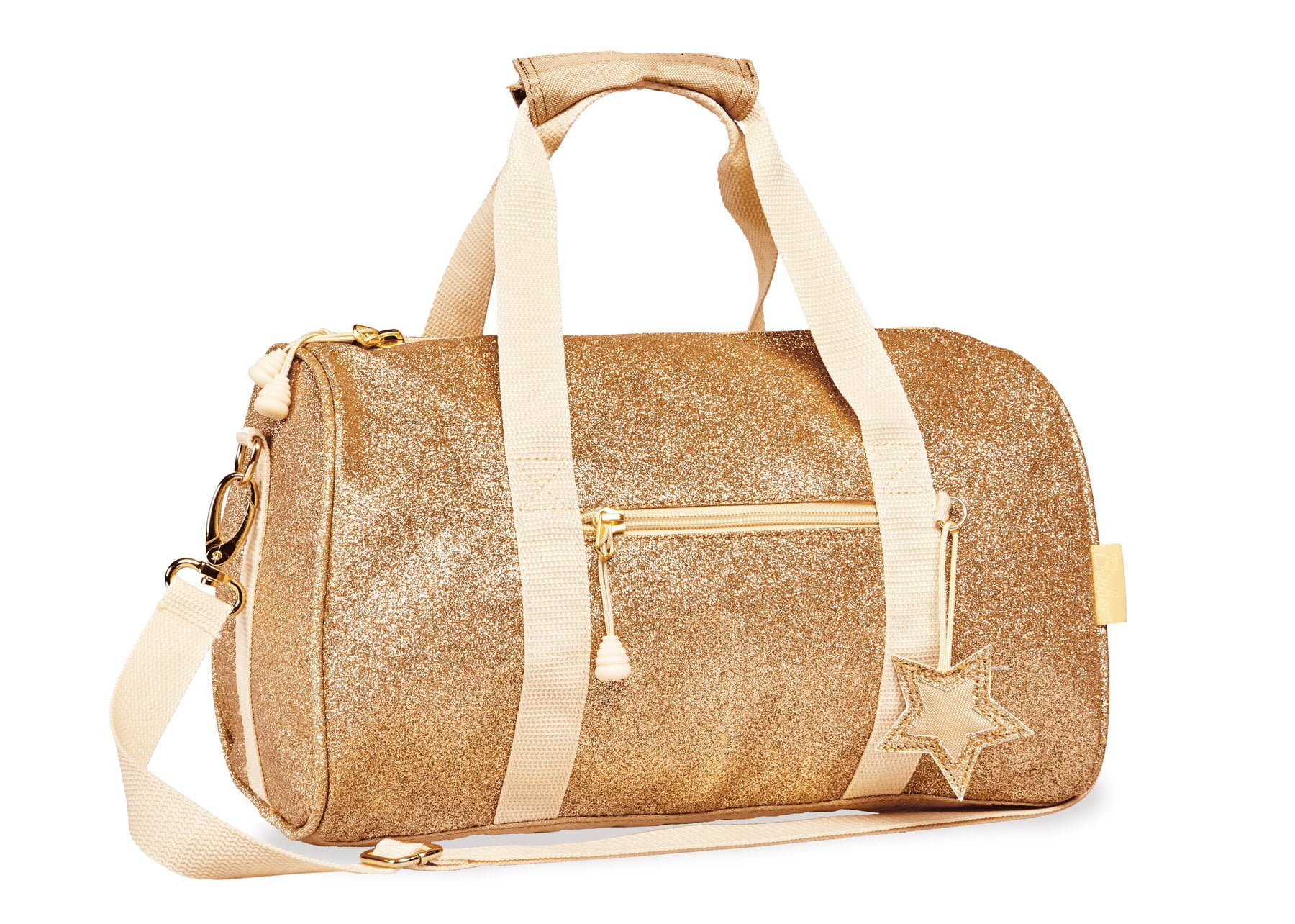 Bixbee Gold Sparkalicious Duffel, Medium - Walmart.com