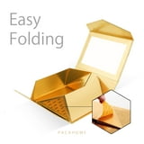 PACKHOME Gift Boxes with Lids for Presents, 9x6.5x3.8 inches, 5 Gold ...