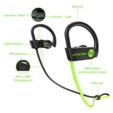 LETSCOM U8I Bluetooth Headphones V5.0 IPX7 Waterproof, HiFi Bass Stereo ...