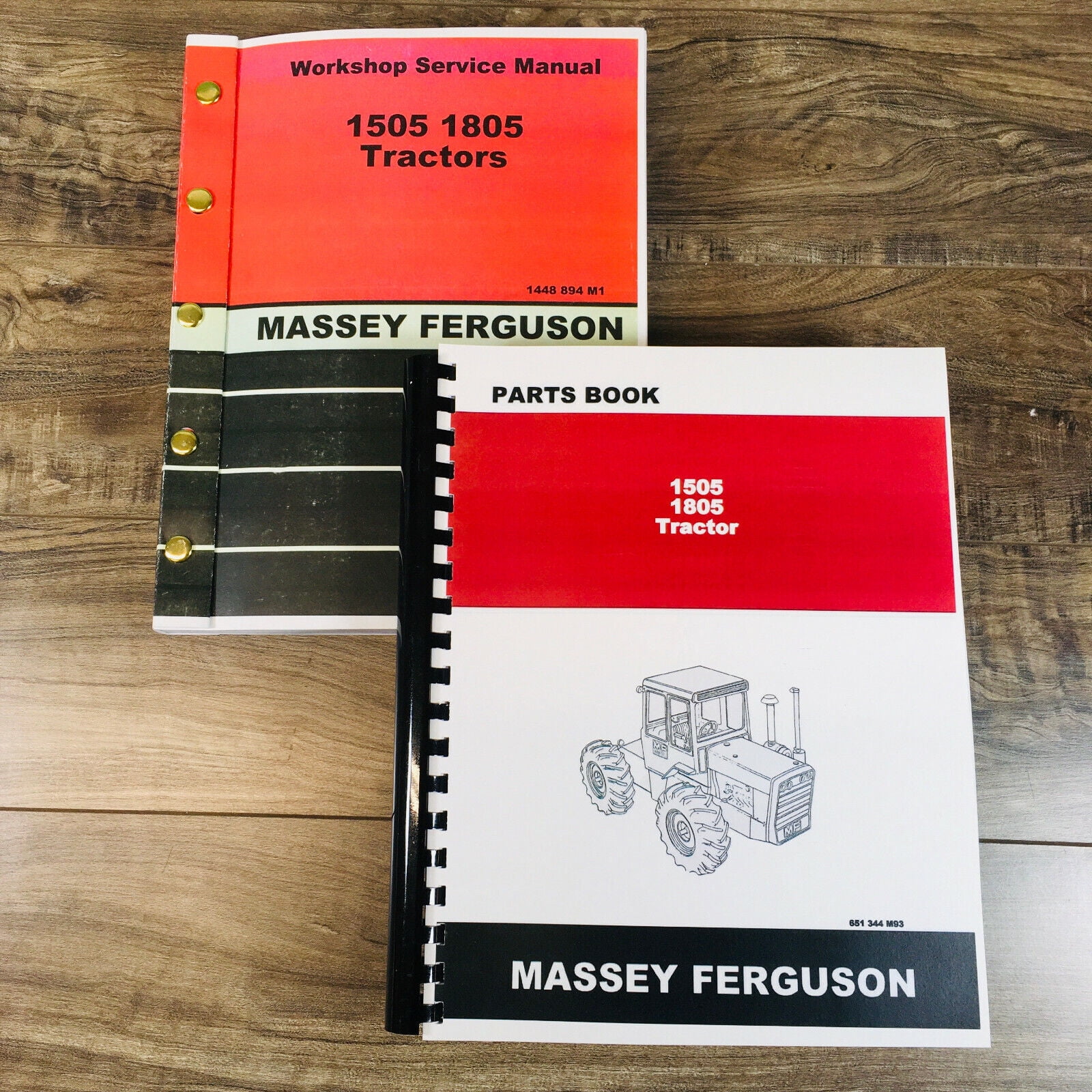MASSEY FERGUSON 1505 1805 TRACTOR SERVICE PARTS MANUAL REPAIR SHOP BOOK ...