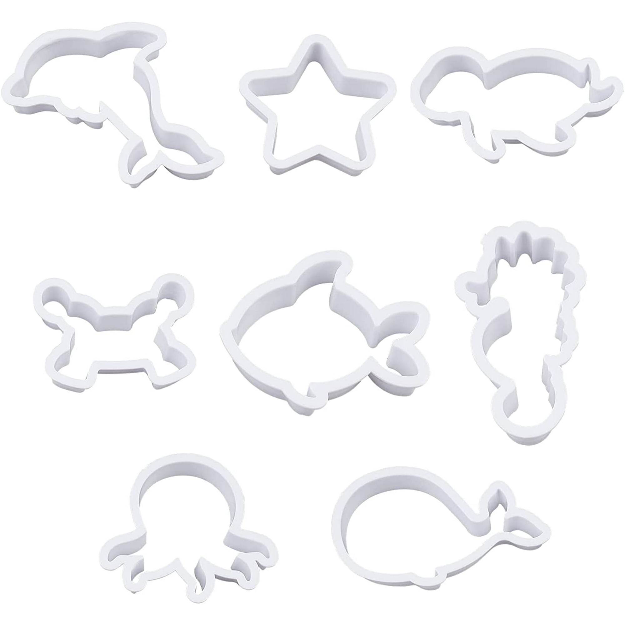 Click here for Nobrand 8 Styles Plastic Cookie Cutters Ocean Cook... prices