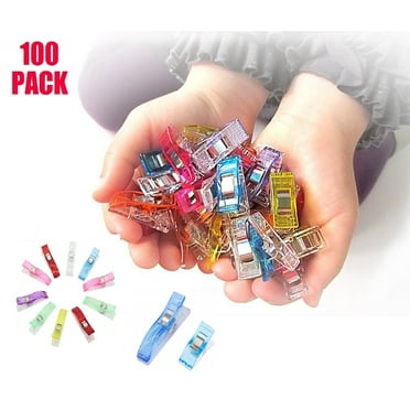 Clover Mini Wonder Clips Assorted Colors 50/Pkg - Walmart.com