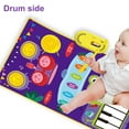 Style-Carry 2 in 1 Musical Mat, Piano Keyboard and Drum Mat, Toddler ...
