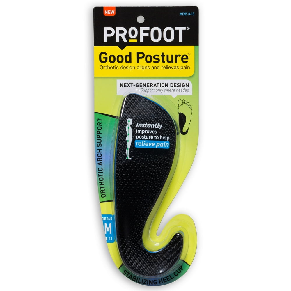 Profoot Good Posture Men Insole - Walmart.com - Walmart.com
