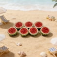 5 Pack Miniature Watermelon Ornament - Cute Fake Fruit Figurine ...